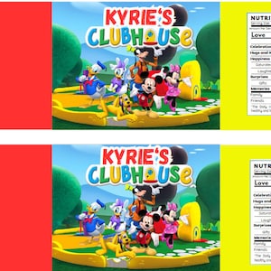 Digital Print Only* Mickey Mouse Clubhouse Templates - Etsy