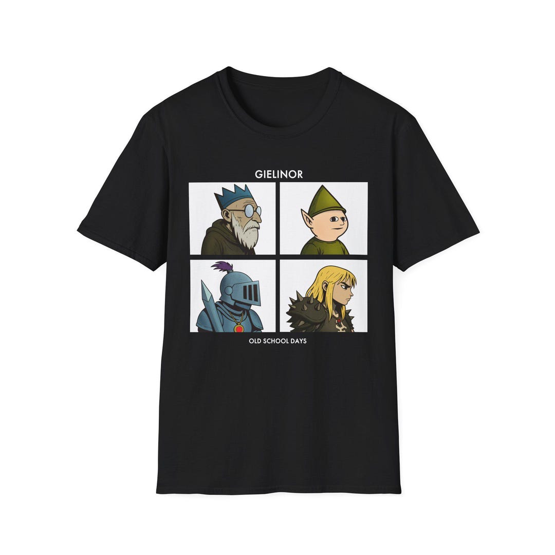 OSRS GORILLAZ Band Shirt | Short-sleeve Unisex T-shirt Old School Days ...