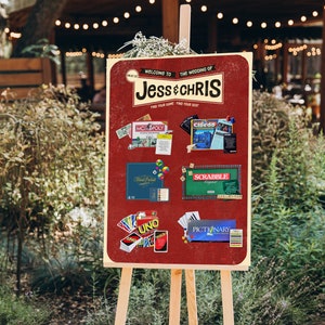 Wedding Board Game Themed Table Plan (printed) - Etsy