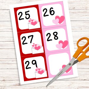 February Calendar Numbers in AB Pattern - Etsy