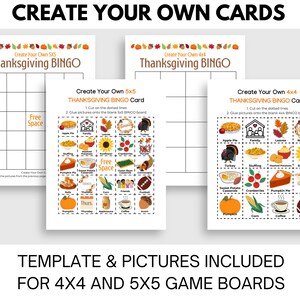 Printable Thanksgiving BINGO Set - Etsy