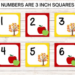 September Calendar Numbers in AB Pattern - Etsy