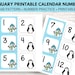 January Calendar Numbers in AB Pattern - Etsy