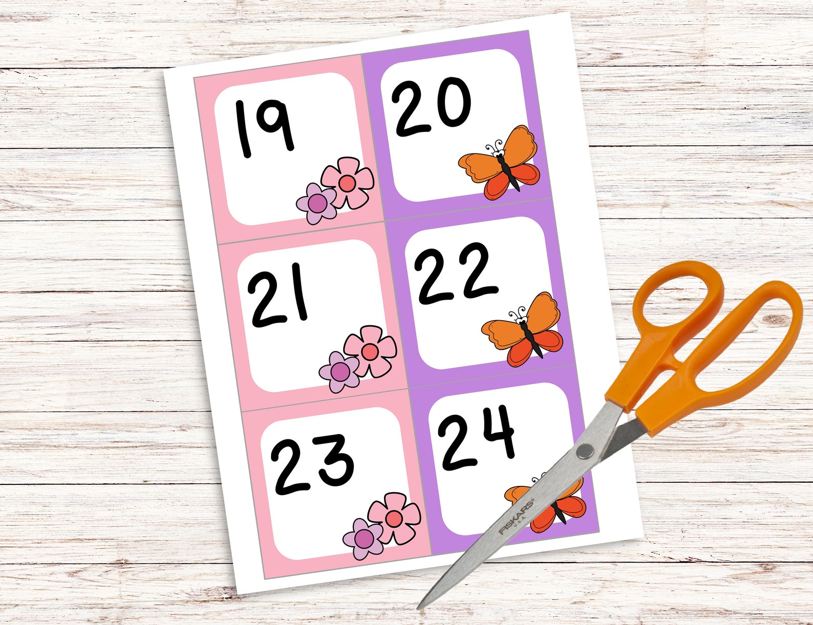 May Calendar Numbers in AB Pattern - Etsy
