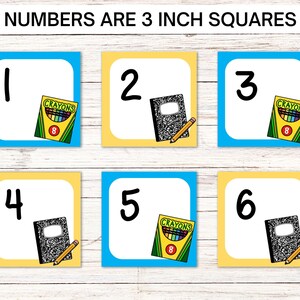 3 Month Printable Calendar Numbers BUNDLE in AB Pattern (august ...