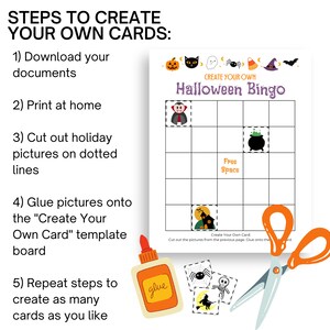 Printable Halloween BINGO Set - Etsy
