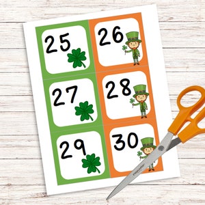 March Calendar Numbers in AB Pattern - Etsy