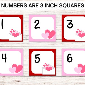 3 Month BUNDLE Calendar Numbers in AB Pattern (february, March, April ...