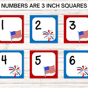 July Calendar Numbers in AB Pattern - Etsy