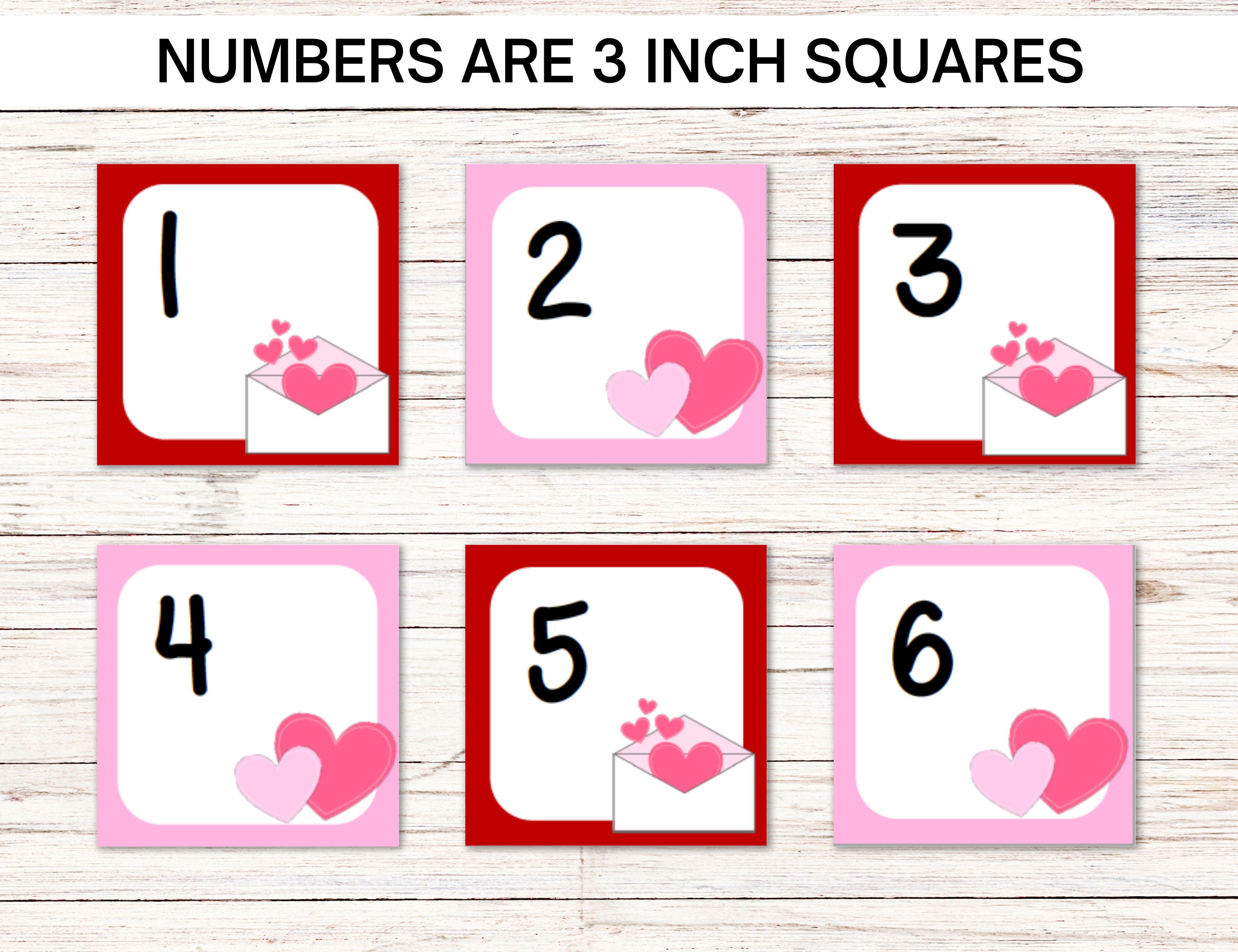 February Calendar Numbers in AB Pattern - Etsy
