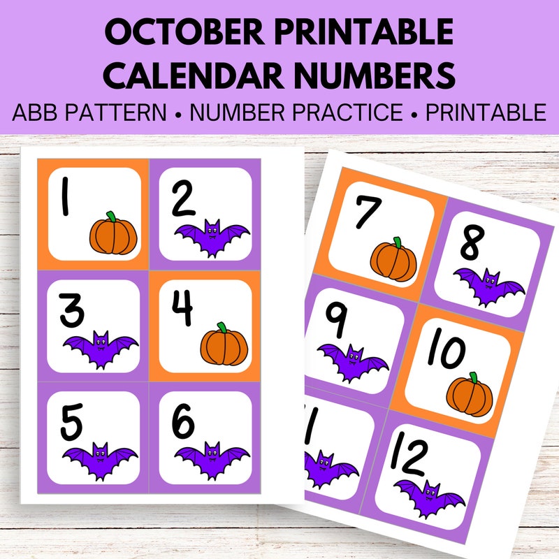 Cake Walk Numbers - Etsy