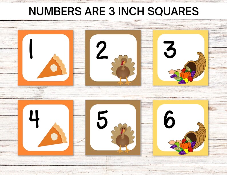 3 Month Printable Calendar Numbers BUNDLE in ABC Pattern (november ...