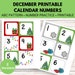 January Calendar Numbers in AB Pattern - Etsy