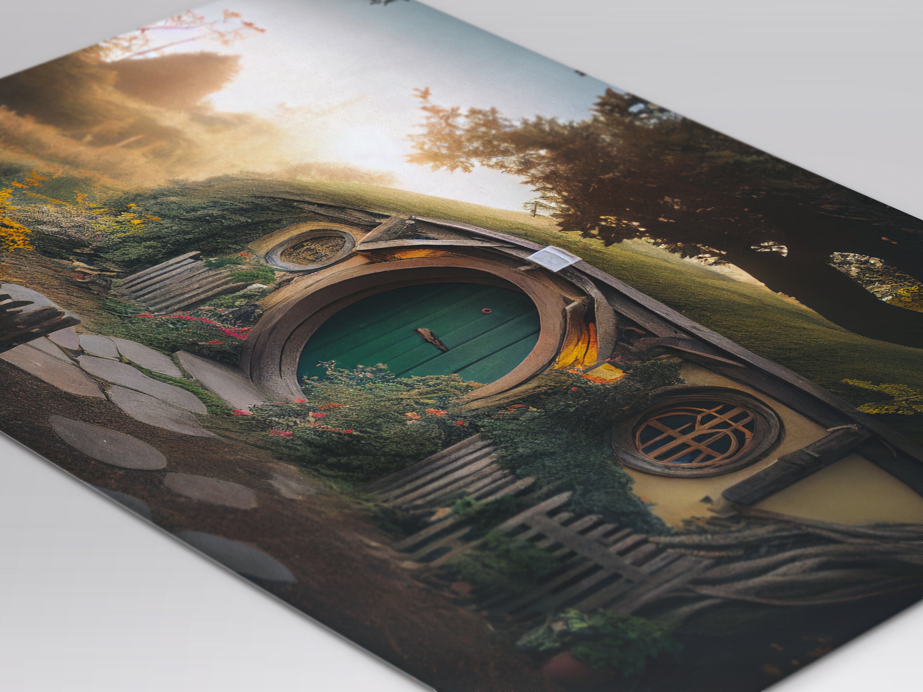 Bag End Inspired Posters, Original Wall Art Print, LOTR, Hobbits ...