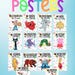 Storybook Character Posters (8x10 & 18x24) - Etsy