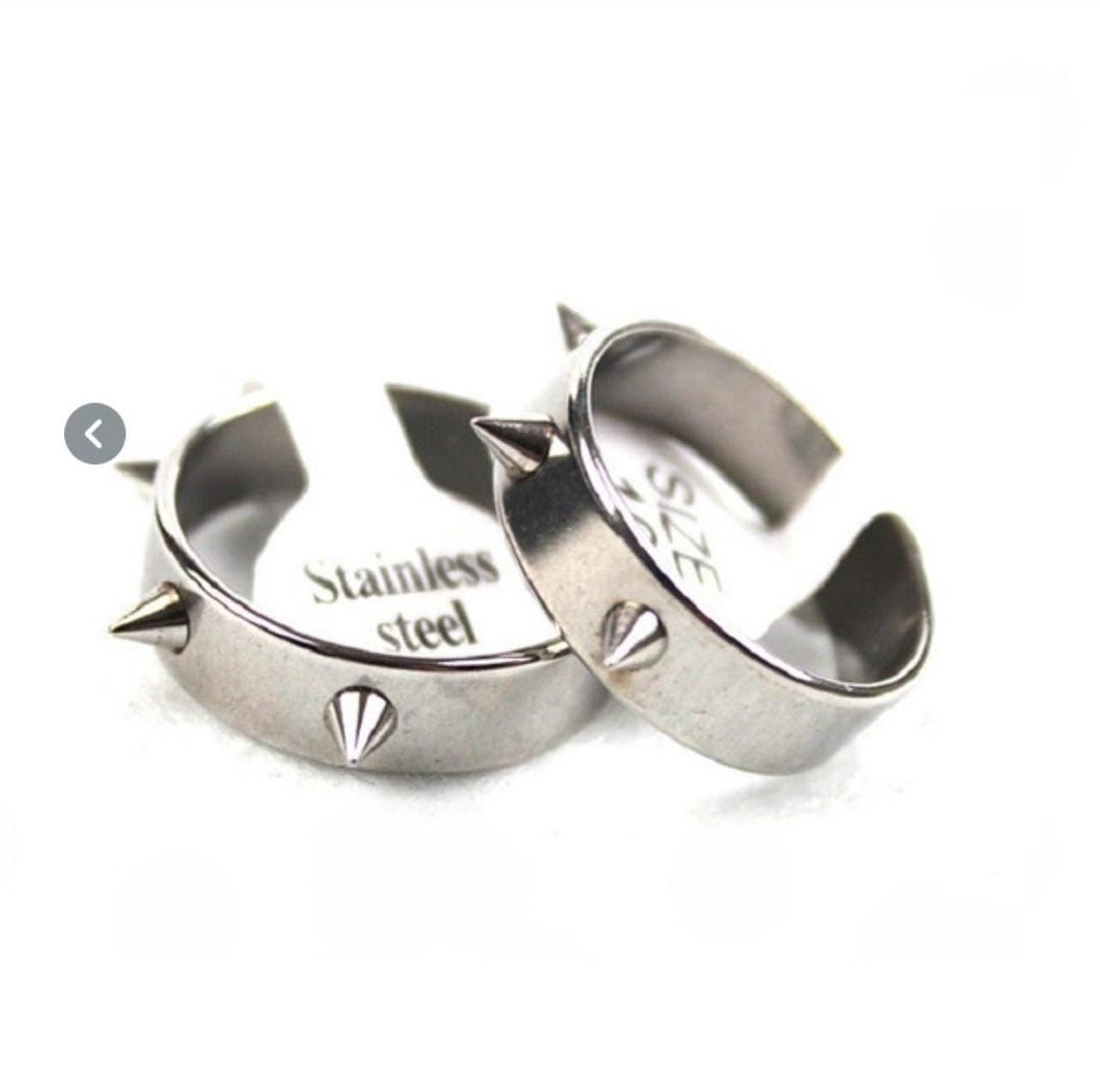 Stainless Steel Spike Ring - Etsy
