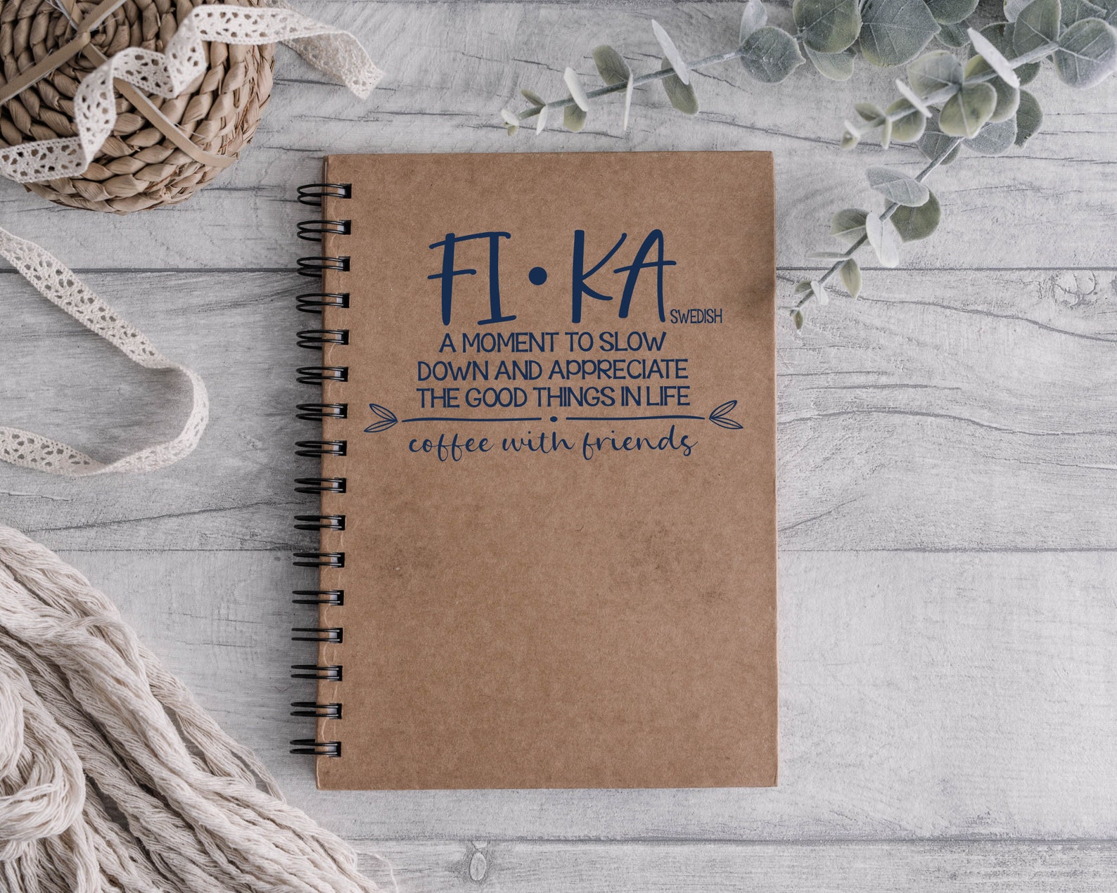 SVG Cut File: FIKA A Moment to Slow Down and Appreciate the Good Things in Life - Etsy