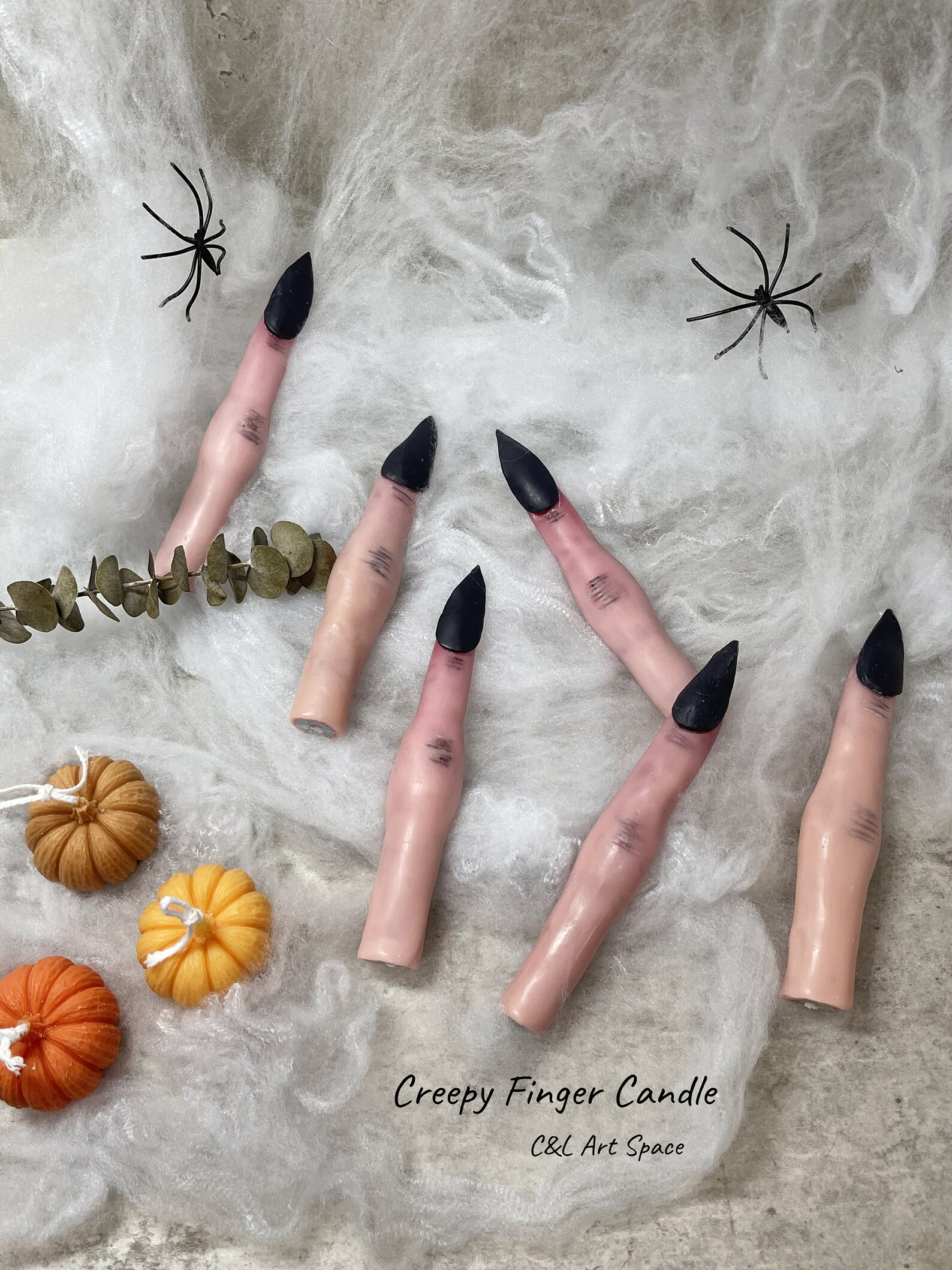 Finger Candle Bleeding Candle Halloween Candle Witch Finger - Etsy