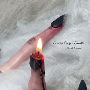 Finger Candle| Bleeding Candle| Halloween Candle| Witch Finger Candle ...
