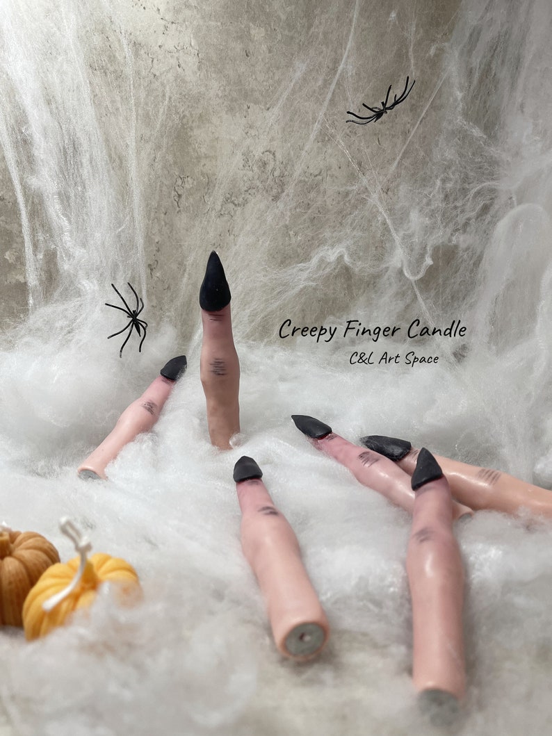 Finger Candle| Bleeding Candle| Halloween Candle| Witch Finger Candle ...