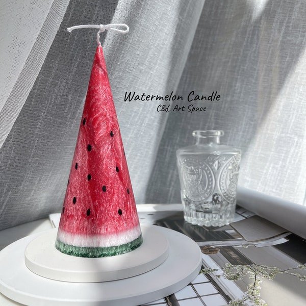 Watermelon Candle - Etsy