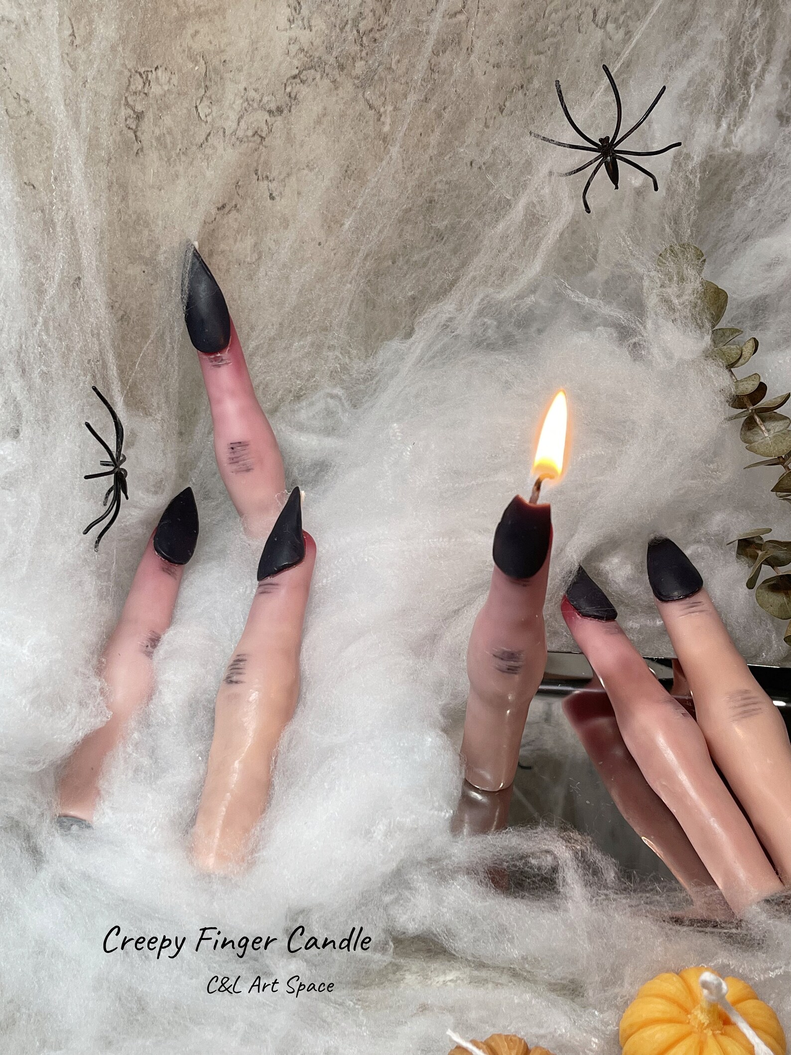 Finger Candle Bleeding Candle Halloween Candle Witch Finger - Etsy