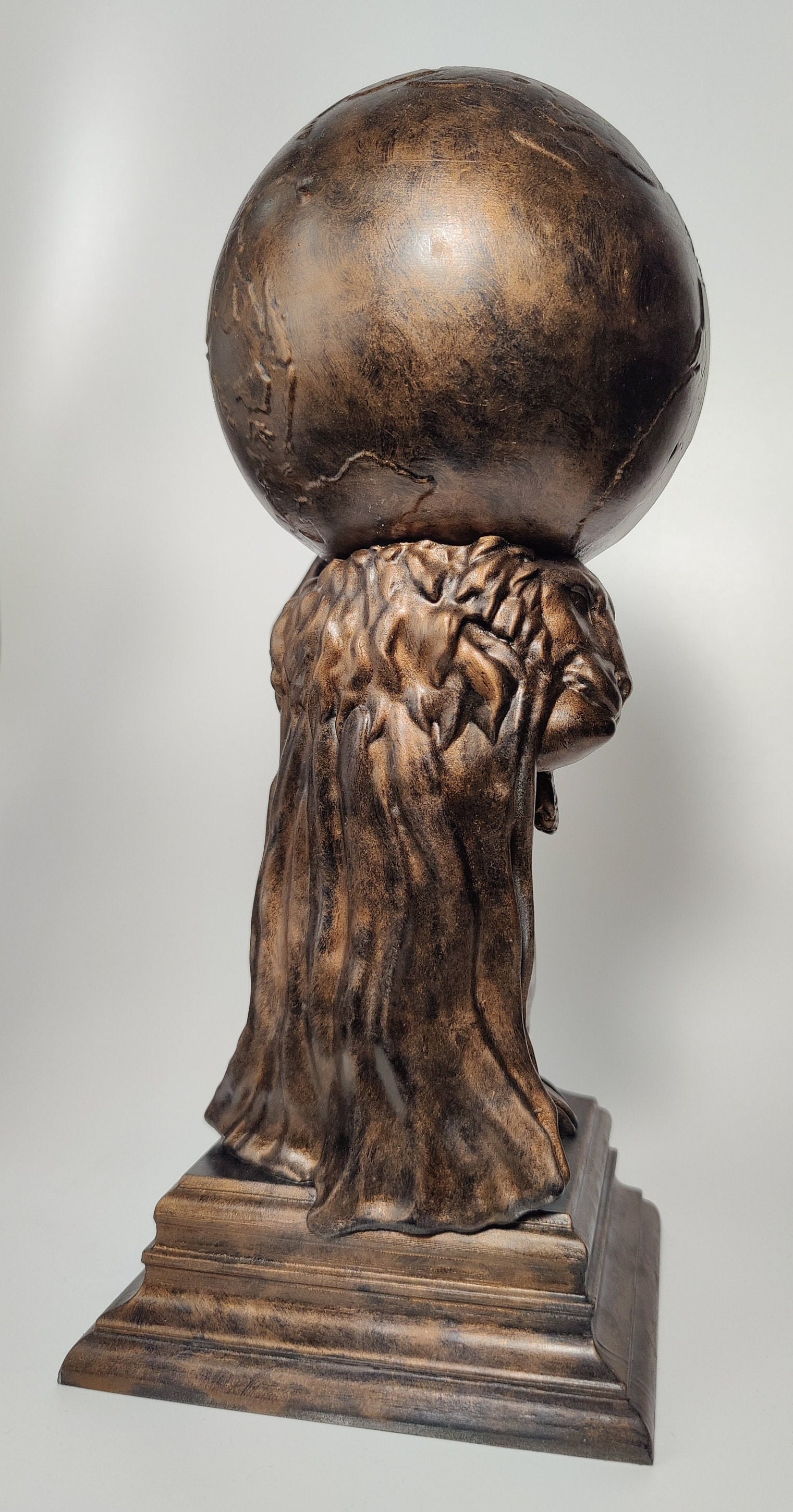 Atlas, Bearer of Worlds Bronze Statue - Etsy