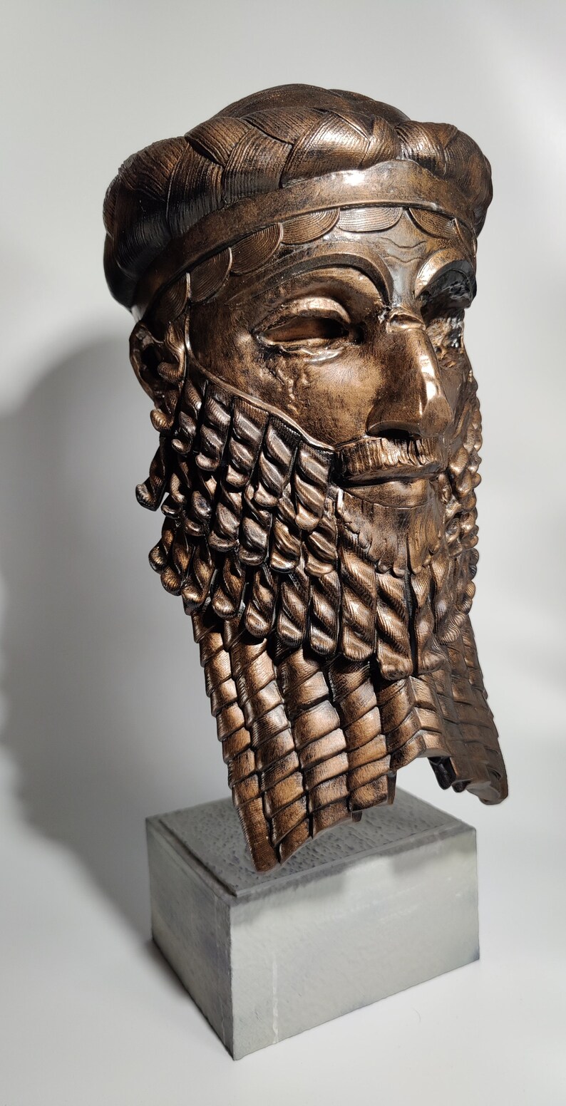 Sargon of Akkad / Mask of Sargon Bust - Etsy Sargon of Akkad / Mask of Sargon Bust - Etsy
