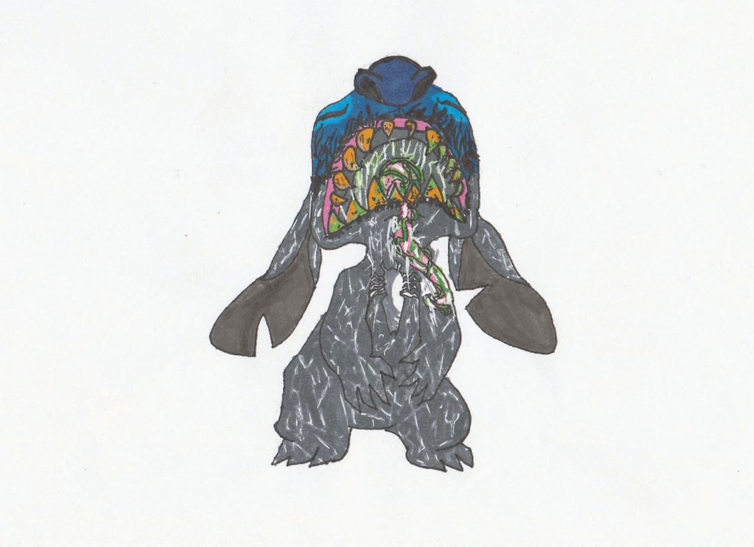 Venomized Stitch Art_by_gurveer's Venomized Lilo & - Etsy