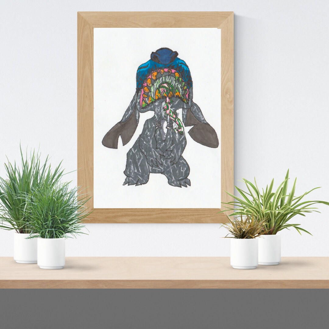 Venomized Stitch Art_by_gurveer's Venomized Lilo & - Etsy