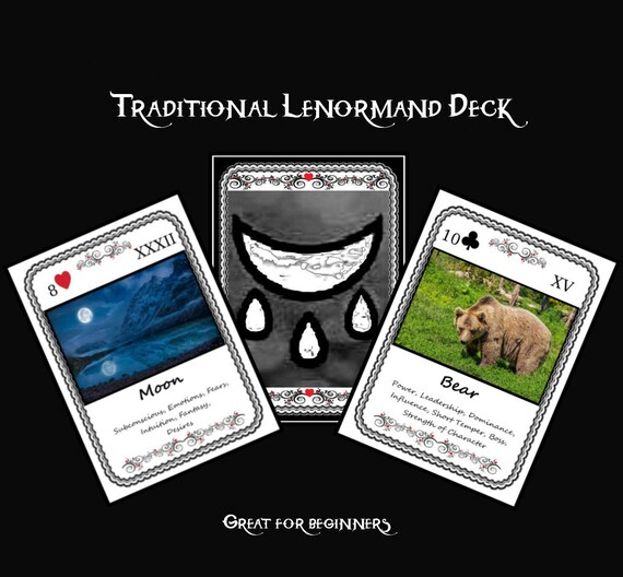 Traditional Lenormand Deck - Etsy
