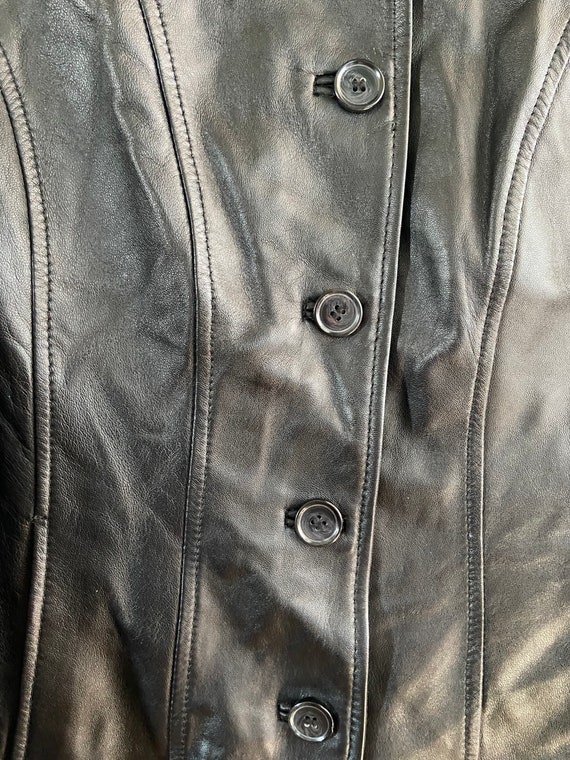 Danier Black Leather Jacket with Removable Thermolite… - Gem