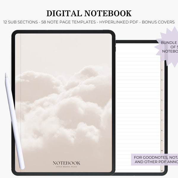 Minimal Notebook - Etsy