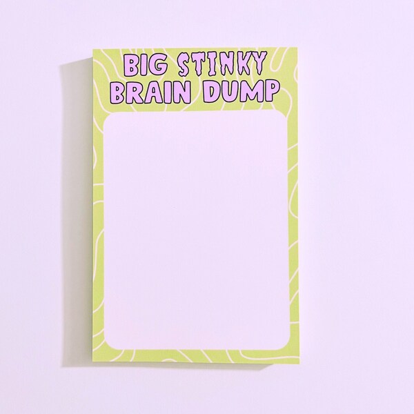 Brain Dump Notepad - Etsy