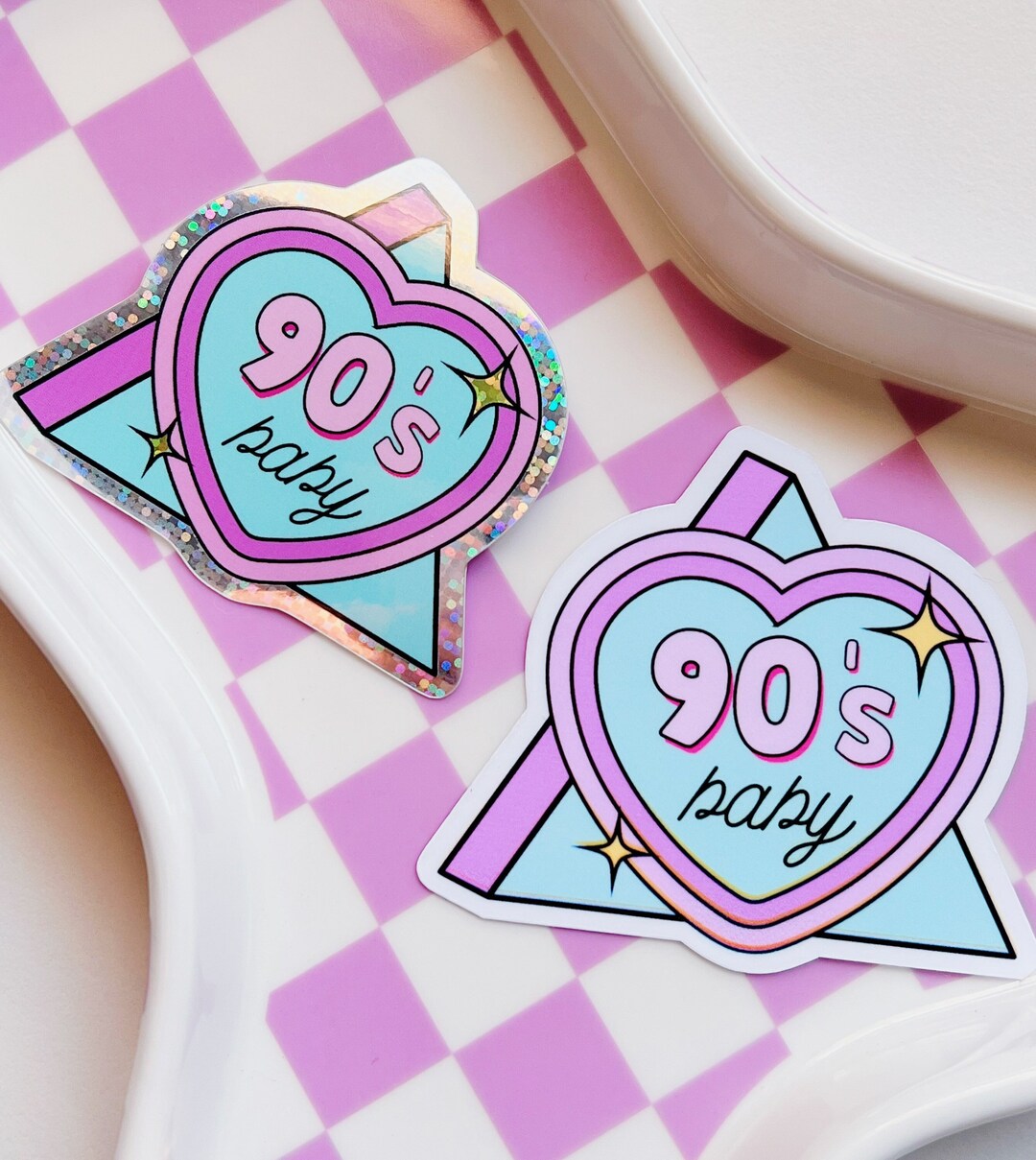 90s Baby Glitter Sticker, Hydro Flask Sticker, 90s Sticker, Aesthetic ...