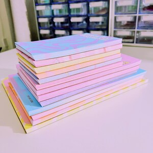 Gradient Daily Planner Notepad, Undated Planner Notepad, Coloful ...