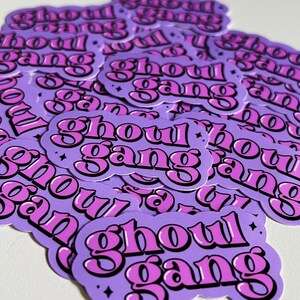 Ghoul Gang Sticker, Spooky Season, Halloween Sticker, Ghouls Just Wanna ...