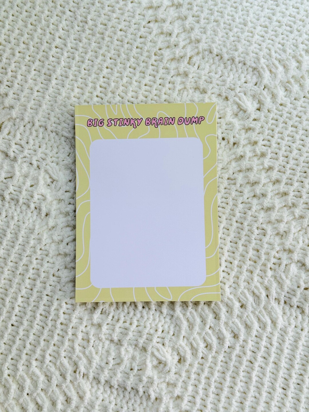 Big Stinky Brain Dump Notepad - Etsy
