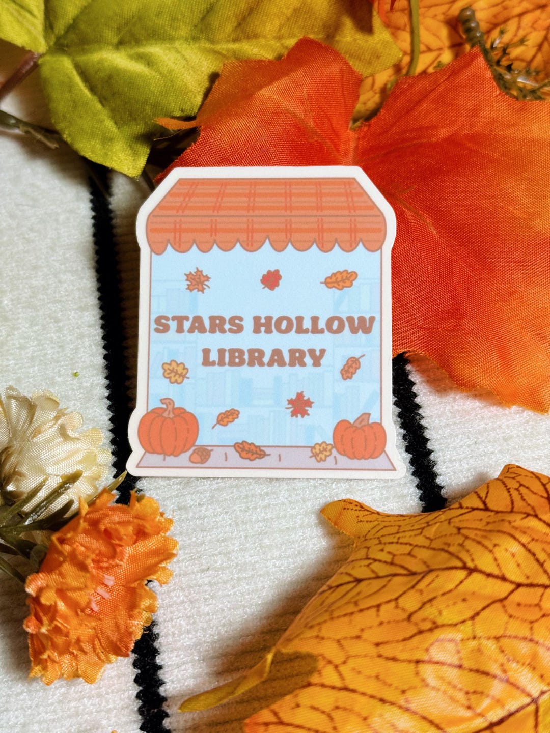 Stars Hollow Library Sticker, Gilmore Girls, Cozy Autumn, Rory and ...