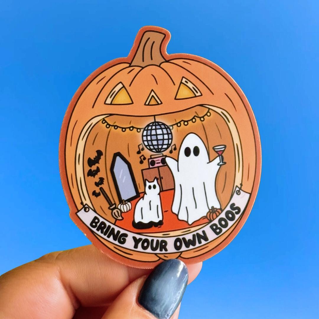 Bring Your Own Boos Sticker - Etsy