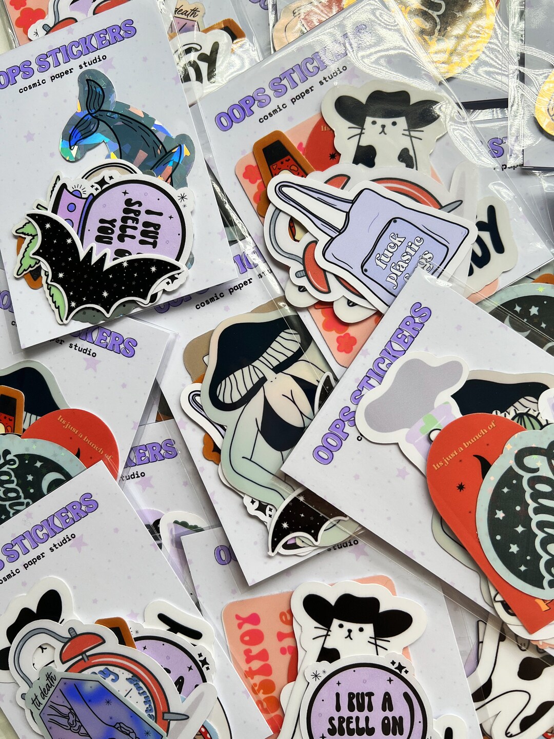 Oops Sticker Packs - Etsy