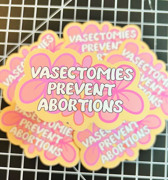 Vasectomies Prevent Abortions Waterproof Sticker Feminist - Etsy