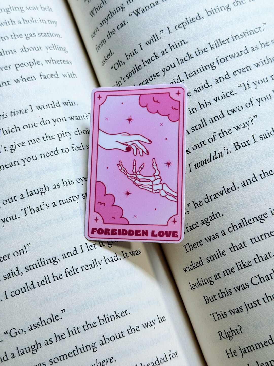 Forbidden Love Sticker, Romantasy Stickers, Bookish Stickers, Kindle ...