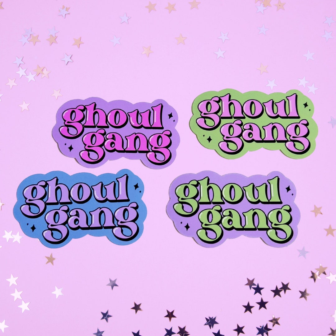 Ghoul Gang Sticker, Spooky Season, Halloween Sticker, Ghouls Just Wanna ...