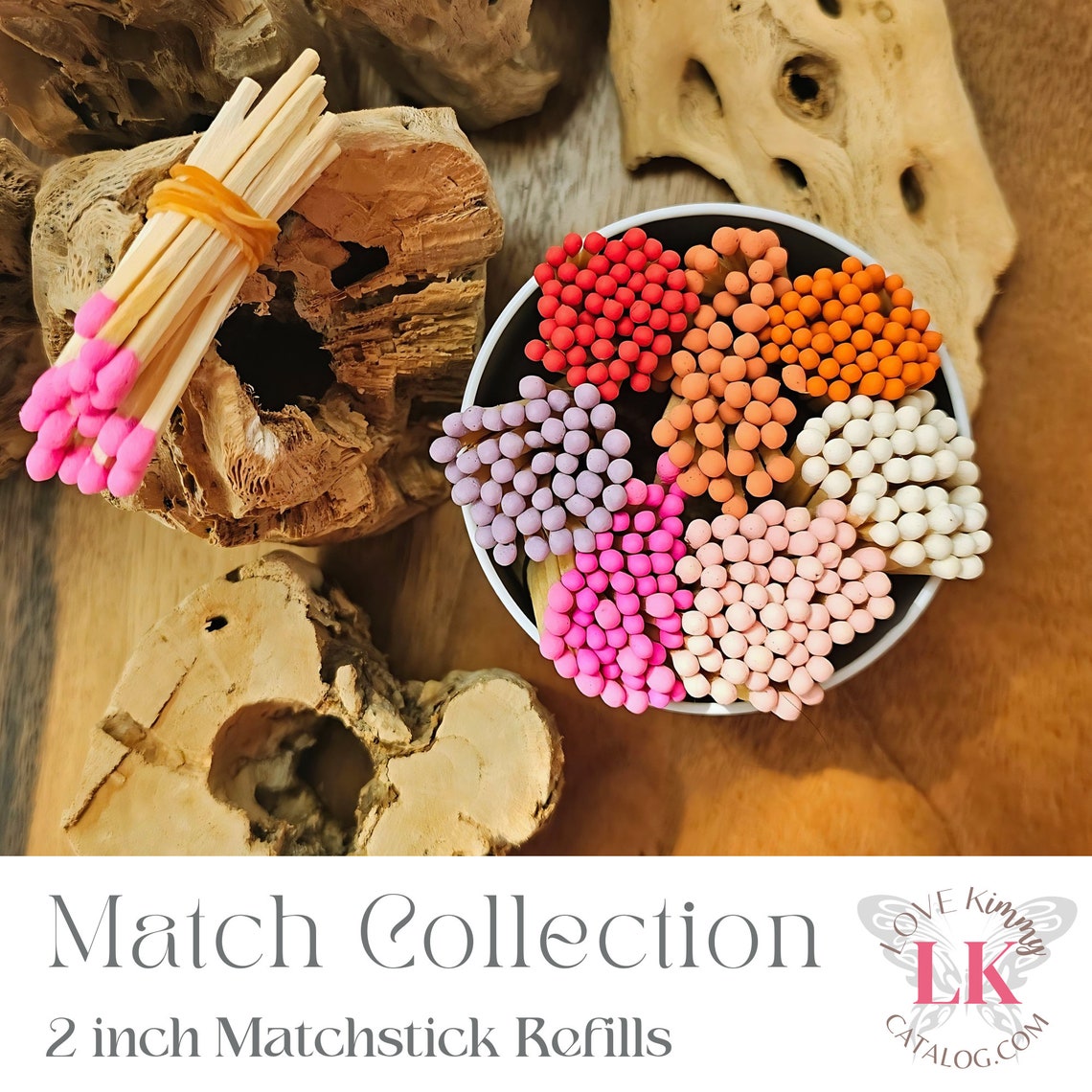 2 Inch Red Matchstick Refills Xmas Keepsake Christmas Party Favor ...