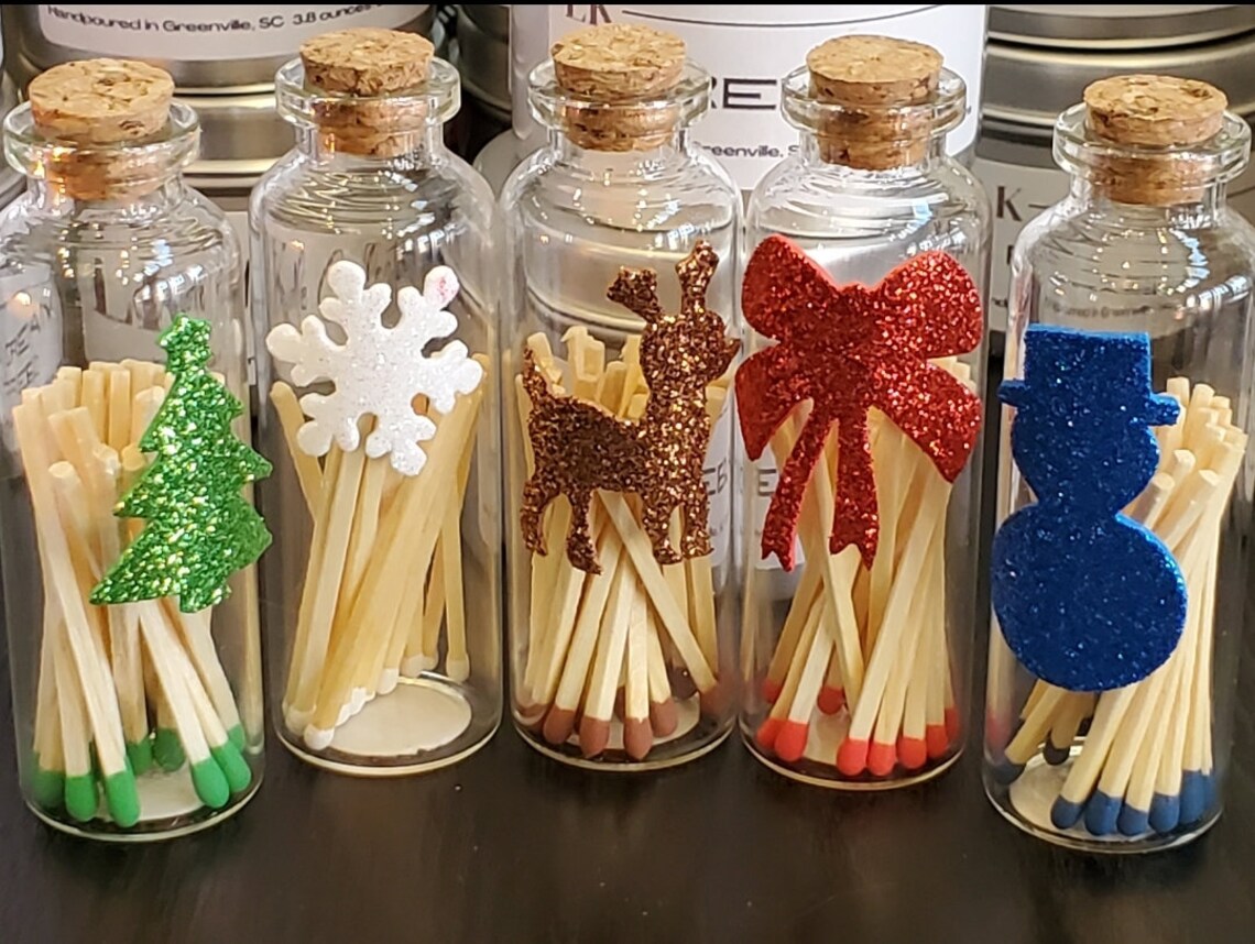 2 Inch Red Matchstick Refills Xmas Keepsake Christmas Party Favor ...