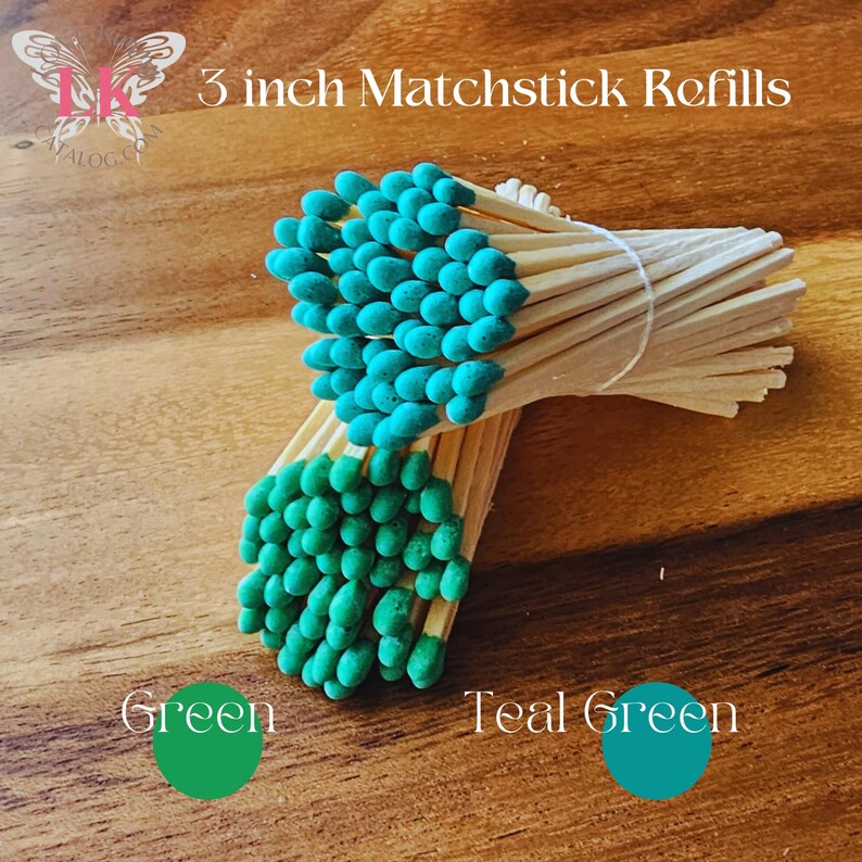 3 Inch Pink Wood Matchstick Supply DIY Refill Event Color Theme Party ...