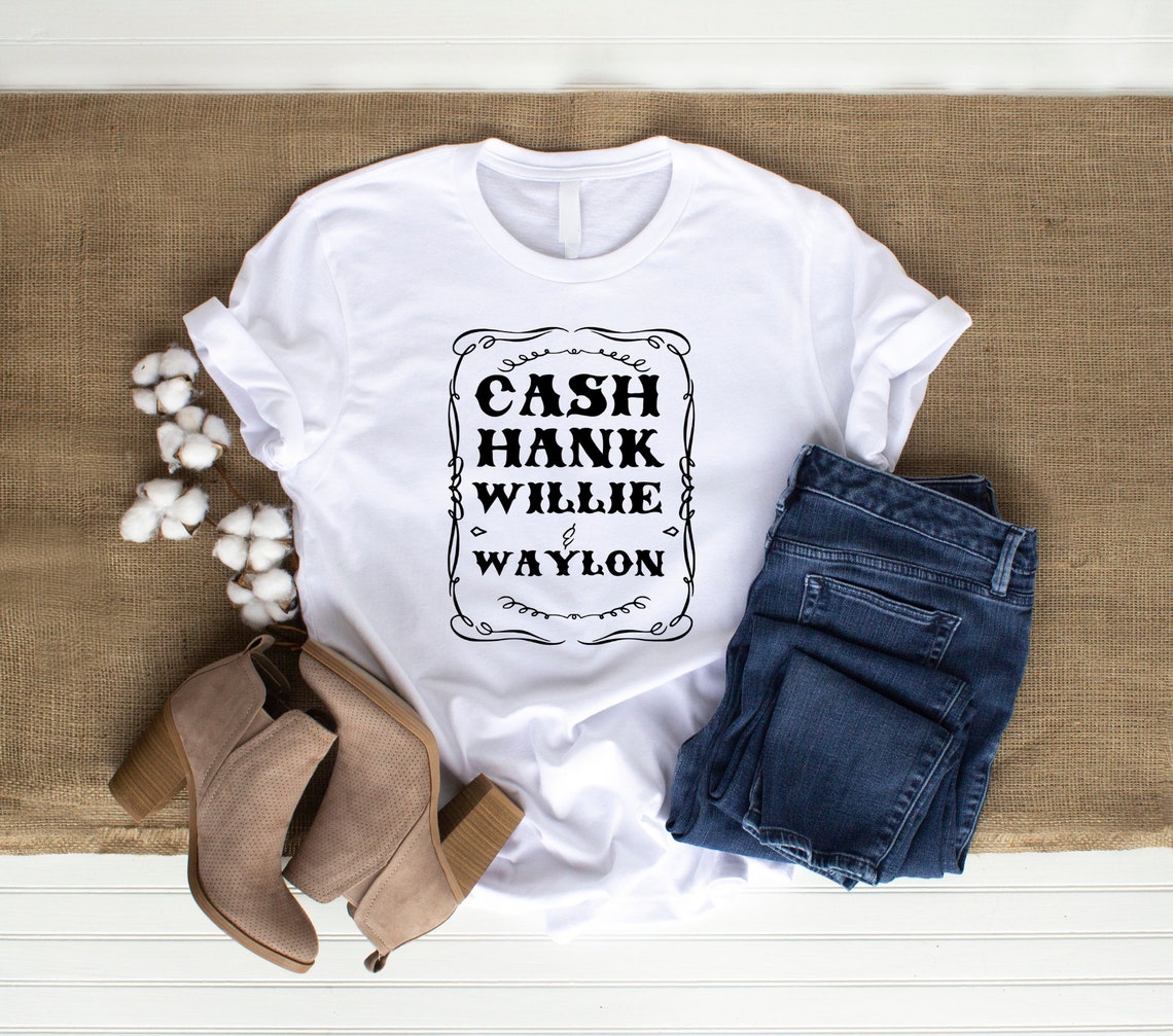 Cash, Hank, Willie, and Waylon Svg, Country Music Svg, Southern Svg ...