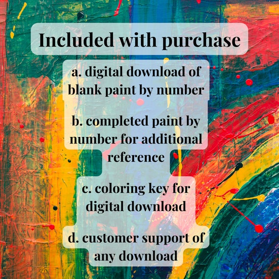 Art & Collectibles Peaceful Garden Paint by Numbers Meditation Woman ...
