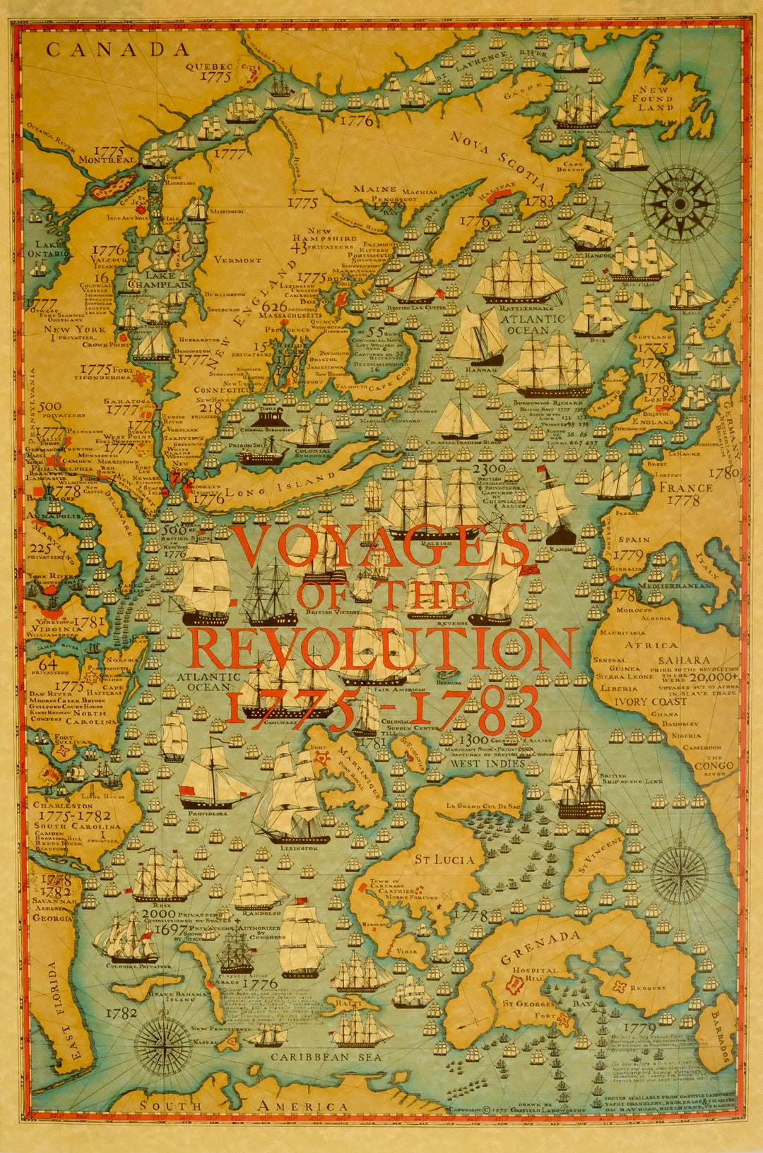Vintage Poster - Voyages of the Revolution - Etsy